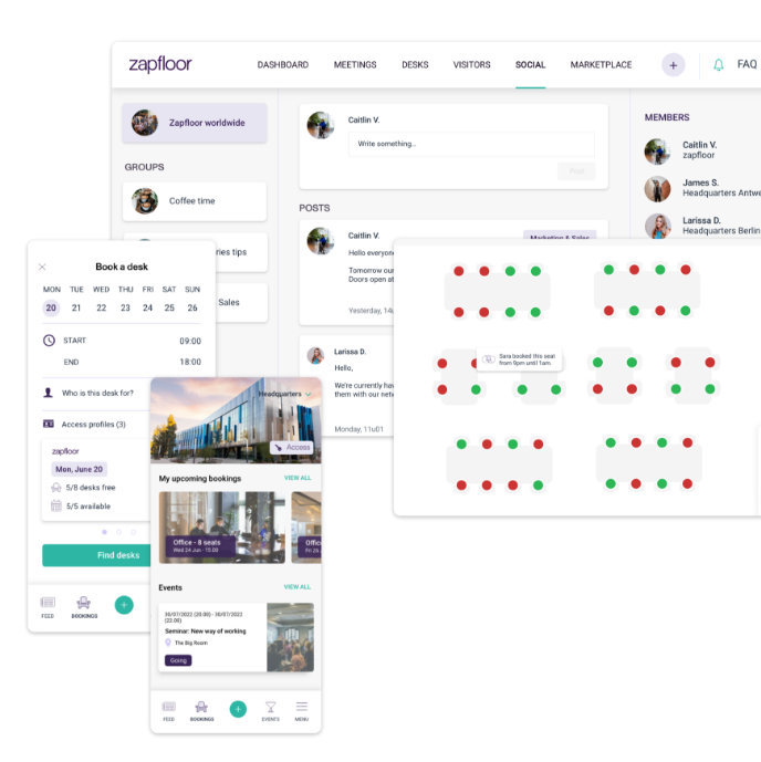 zapfloor | Workspace management software